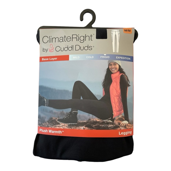 Cuddl Duds | Pants & Jumpsuits | Nwt Cuddl Duds Climate Right Frigid Plush Thermal Soft Lined ...